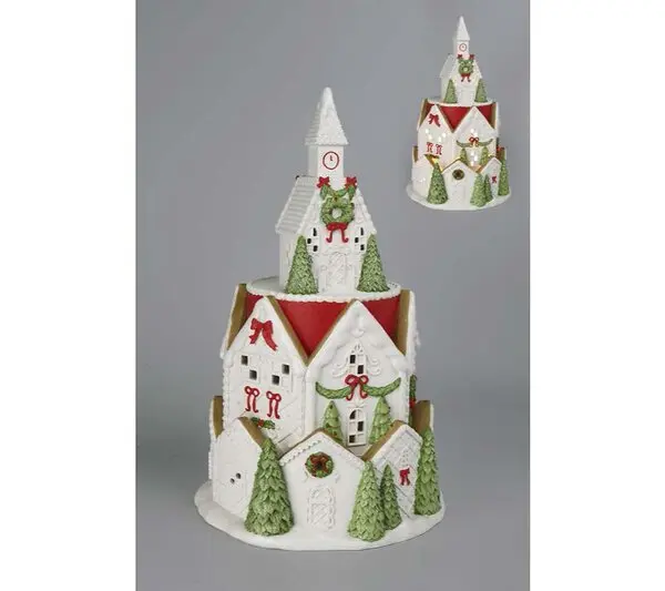 RC HOME DECOR 20' Gingerbread Christmas Village - One-color