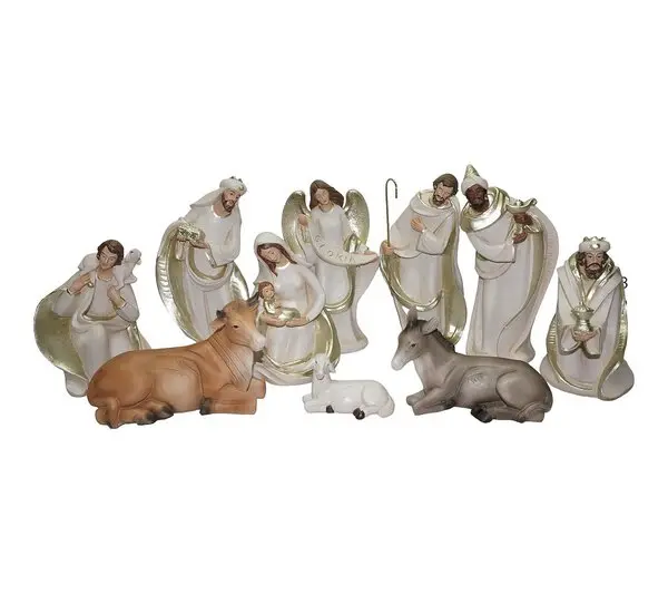 RC HOME DECOR 11-piece Nativity Scene Set Holy Amily - One-color