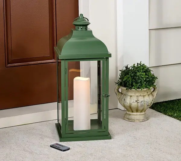 MARTHA STEWART As Is 21' Oversized Front Door Lantern - One-color