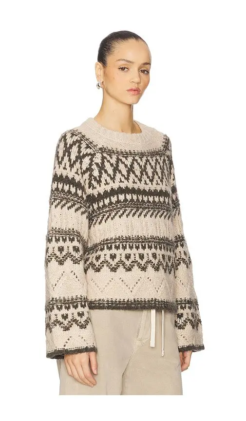 Sanctuary Fairisle Crew Neck Sweater