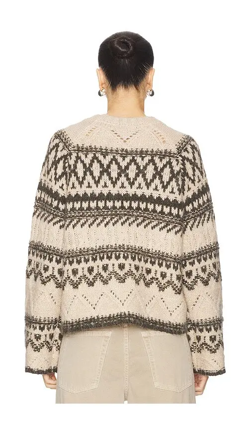 Sanctuary Fairisle Crew Neck Sweater
