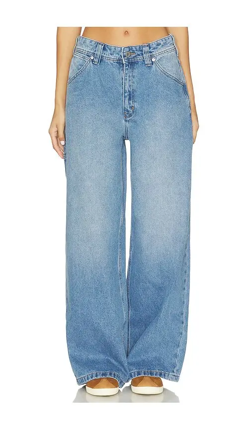 Abrand Denim 95 Super Baggy Jeans Blue Wash - Ashton