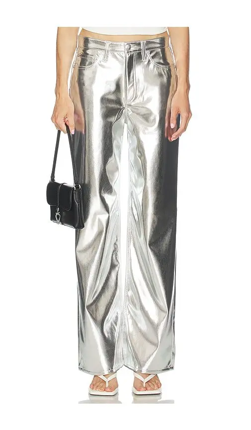 Rag & Bone Logan Faux Leather Wide Leg Pant
