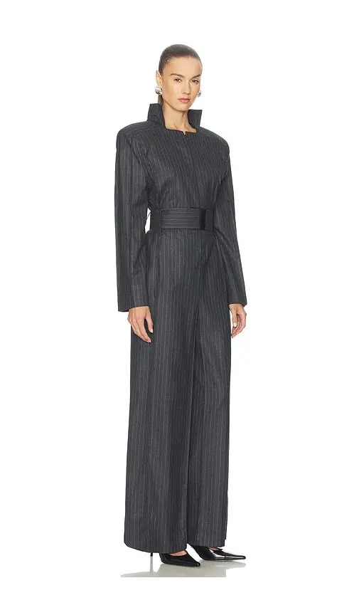 Bevza Pinstriped Jumpsuit