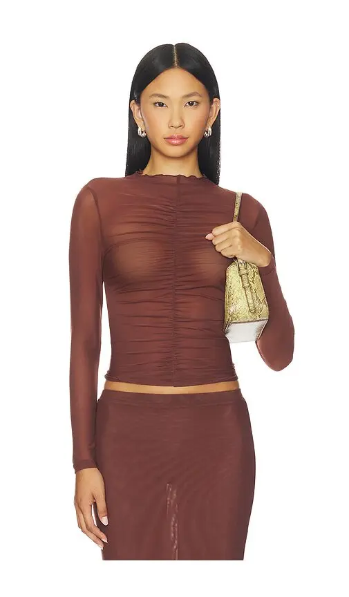 BY.DYLN Gem Top - Chocolate