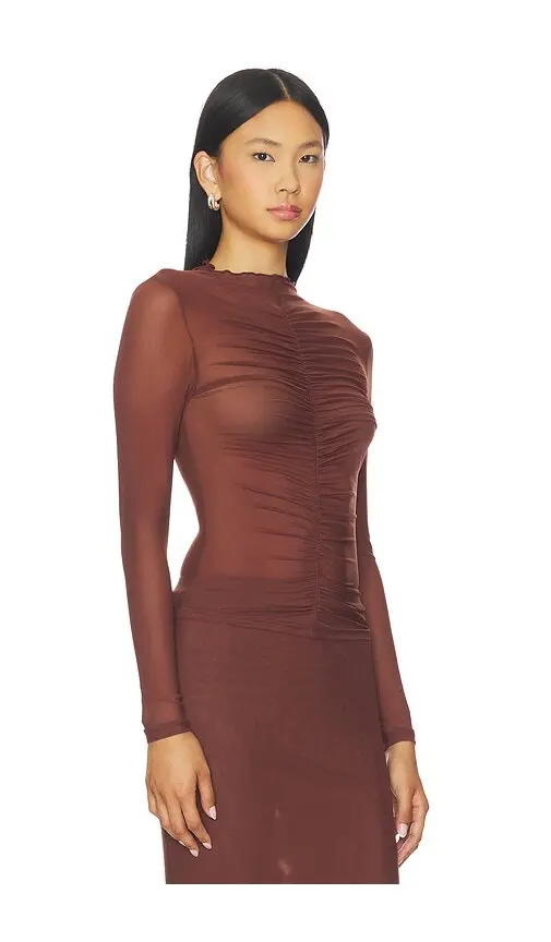 BY.DYLN Gem Top - Chocolate