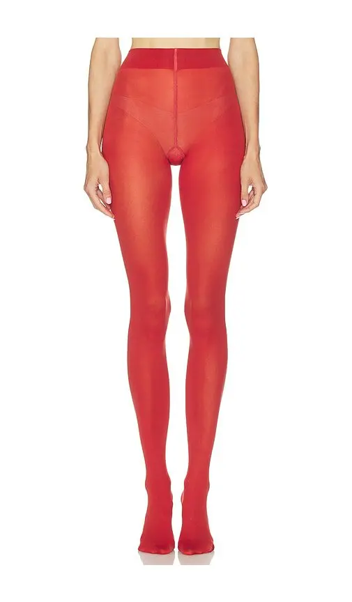 Falke Pure Matt 50 Semi Opaque Tights - Brick
