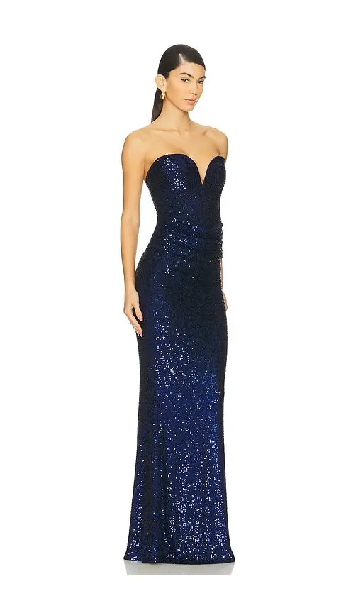 NOOKIE Dante Maxi Dress - Sapphire