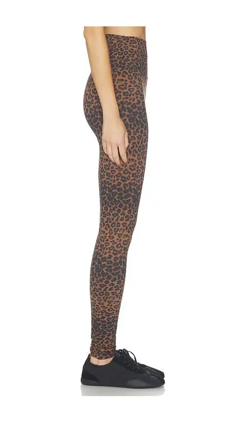 Beach Riot Piper Legging In Brown - Caramel Leopard
