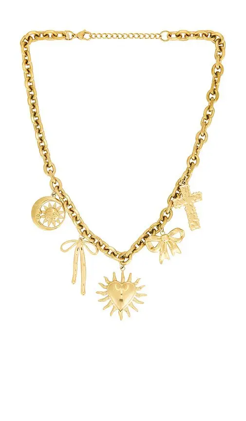 PETIT MOMENTS Roxie Charm Necklace - Gold