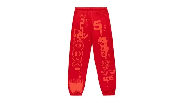 SP5DER Xray Sweatpant - Red