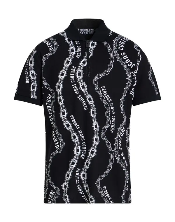 Versace Polo Shirt Size Cotton, Polyamide, Elastane