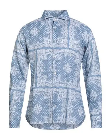 Fedeli Shirt Size Linen - Blue