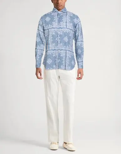 Fedeli Shirt Size Linen - Blue