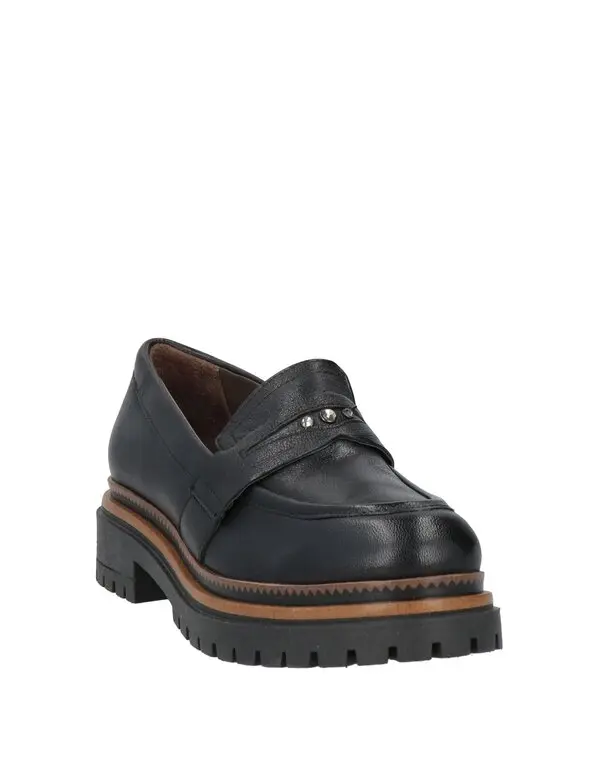 MJUS Leather Loafers - Black