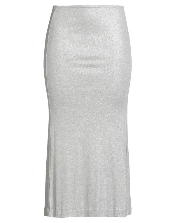Majestic Filatures Midi Skirt In Viscose And Elastane