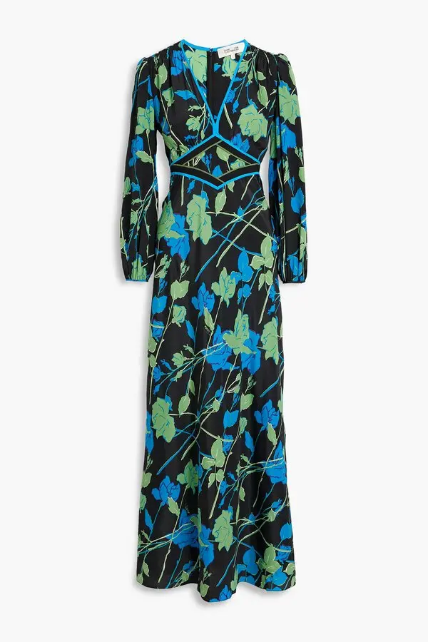 Diane Von Furstenberg Seline Floral-print Maxi Dress