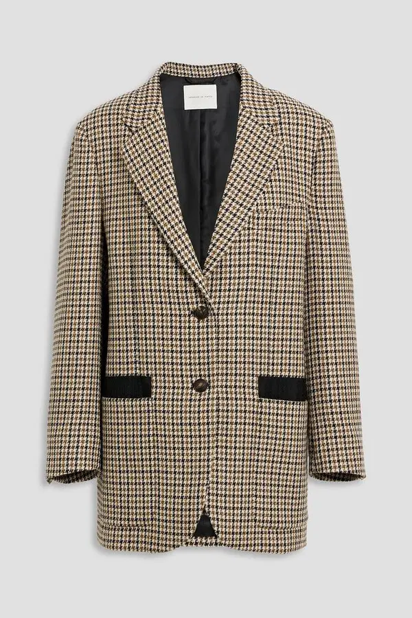 Veronica De Piante Sebastian Houndstooth Blazer