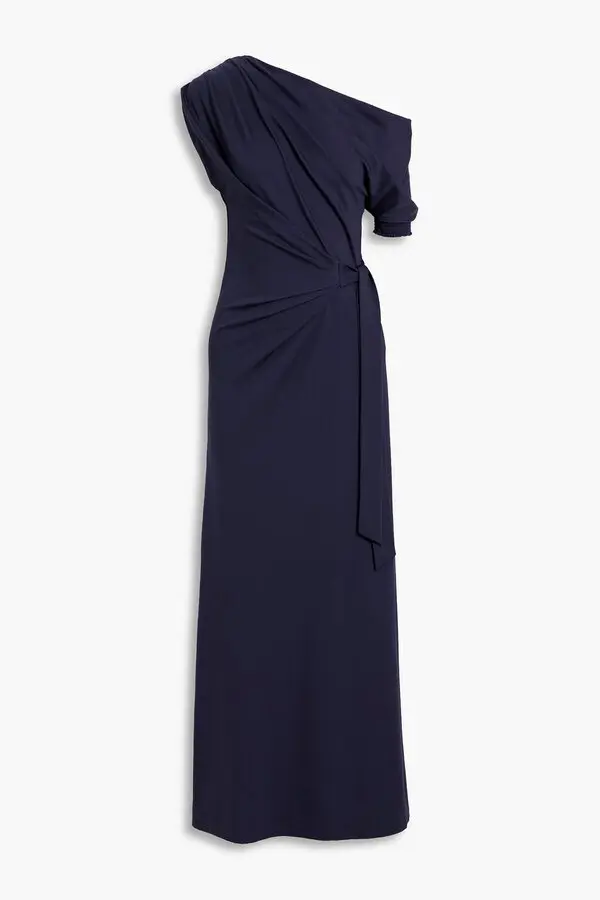 Diane Von Furstenberg Avi One-shoulder Maxi Dress - Midnight Blue