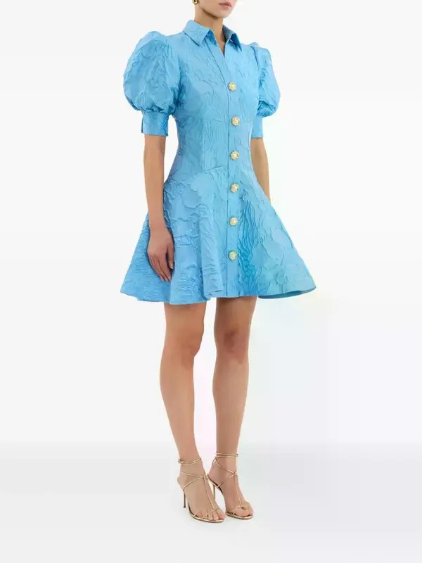 Rebecca Vallance Puff-sleeve Aegir Mini Dress