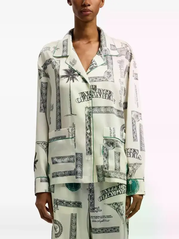 Palm Angels Dollar Print Shirt
