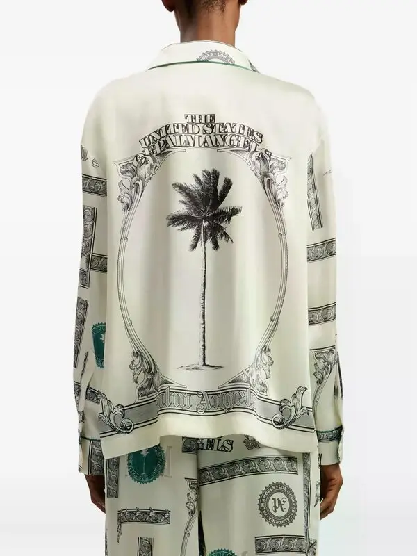 Palm Angels Dollar Print Shirt