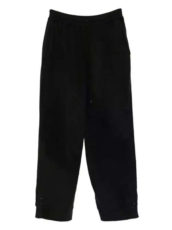 THE VIRIDI-ANNE Wide Leg Puffer Pants