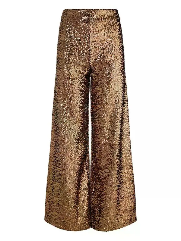 Alice + Olivia Athena Sequinned Palazzo Pants