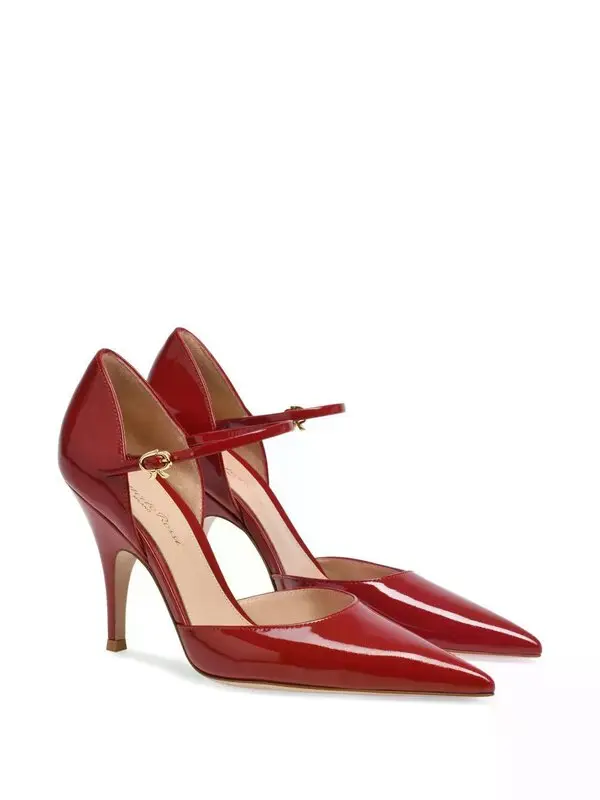 GIANVITO ROSSI 95mm Sofia Leather Pumps