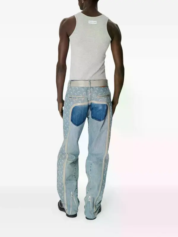 MARINE SERRE Paneled Jeans