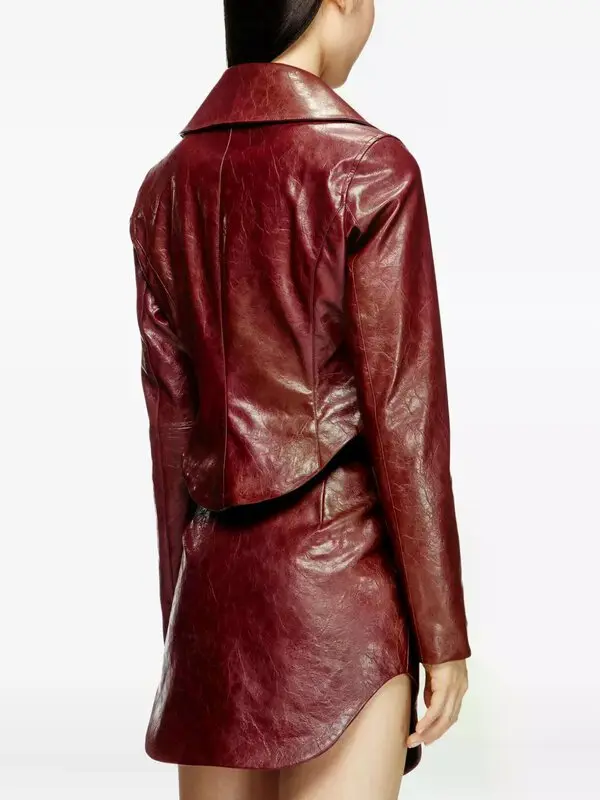 DIESEL® G-ameck Logo-embossed Jacket - Brown