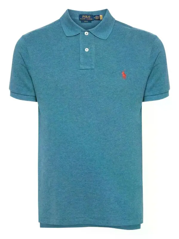 Polo Ralph Lauren Polo Pony-embroidered Polo Shirt - Blue