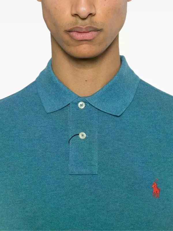 Polo Ralph Lauren Polo Pony-embroidered Polo Shirt - Blue