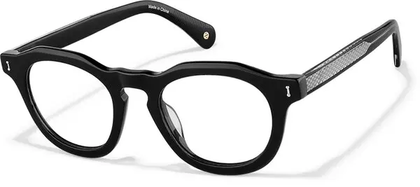 Zenni Round Full Rim Eyeglasses - Black