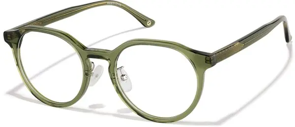 Zenni Round Full Rim Frame - Olive Green