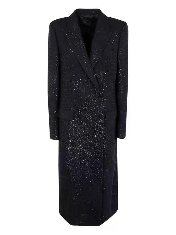 TOM FORD Sequin Embellished Coat - Black