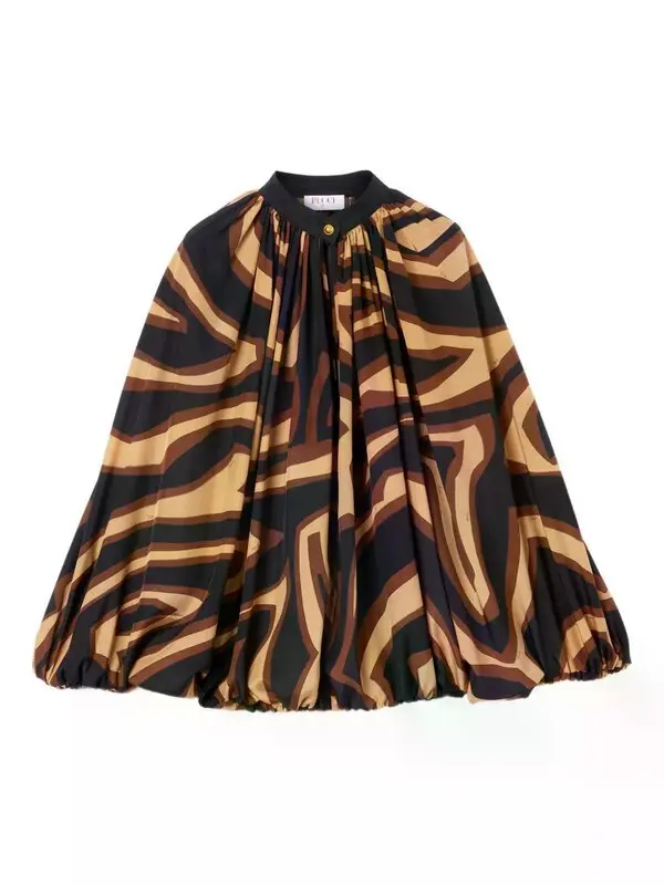 Emilio Pucci Labirinto-print Silk Blouse