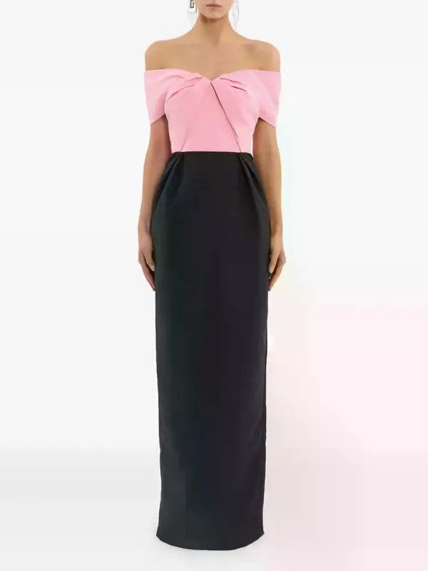 Rebecca Vallance Amaro Off-shoulder Maxi Dress - Pink