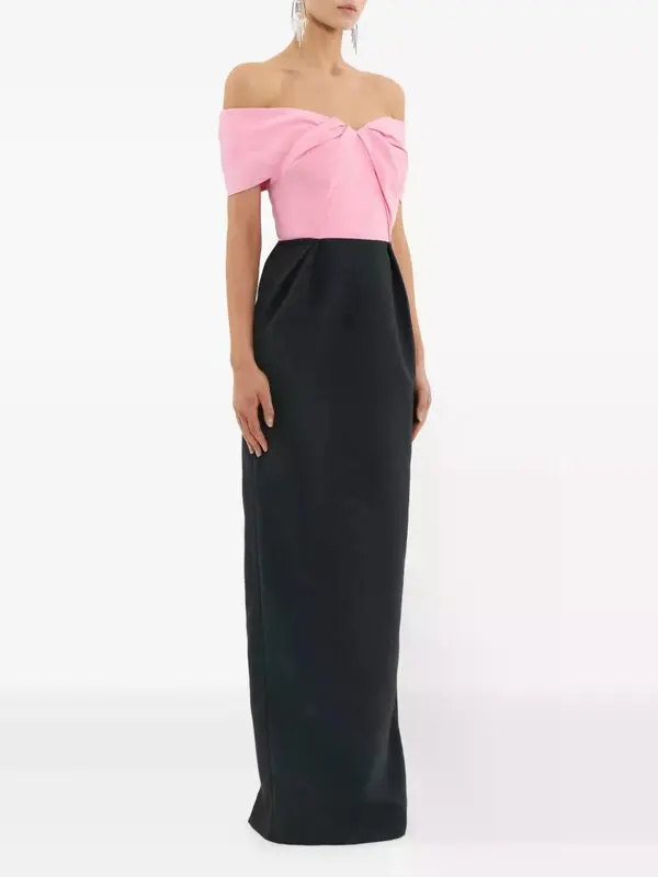 Rebecca Vallance Amaro Off-shoulder Maxi Dress - Pink