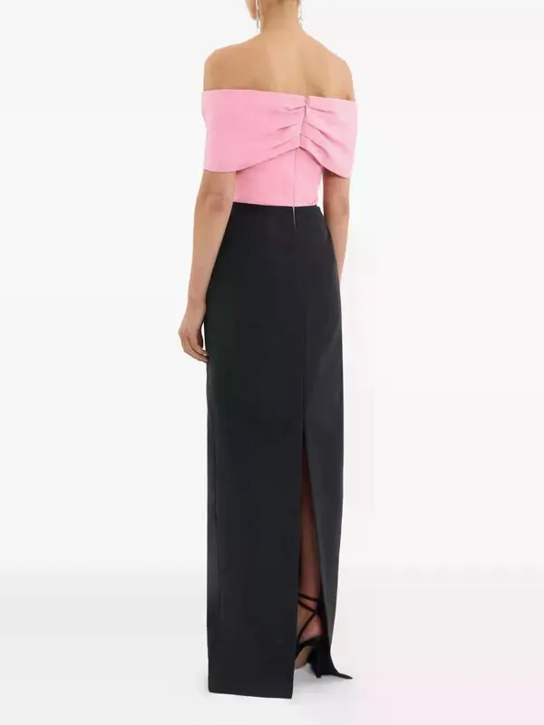 Rebecca Vallance Amaro Off-shoulder Maxi Dress - Pink