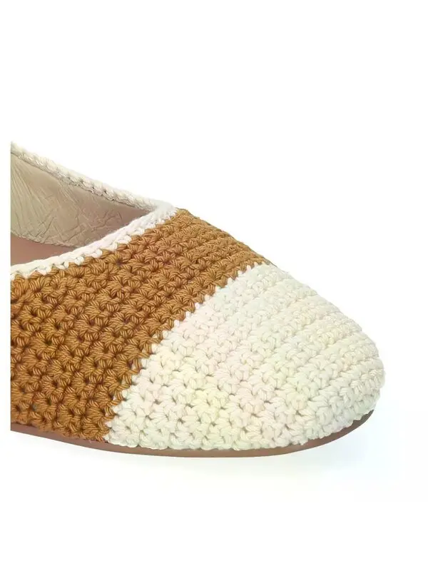 BIBI LOU Crochet Strap Ballerina Flats