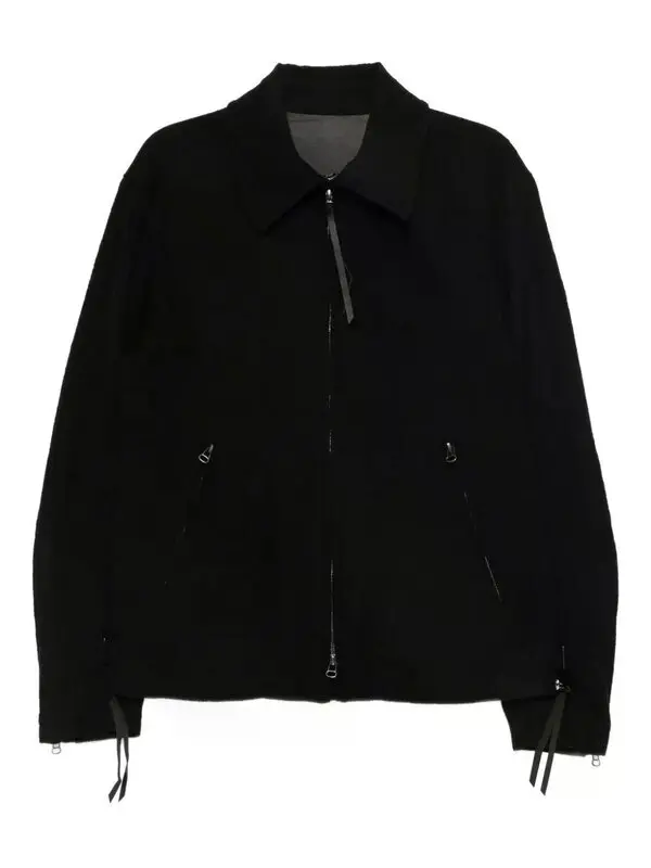 THE VIRIDI-ANNE Wool Zip-up Jacket