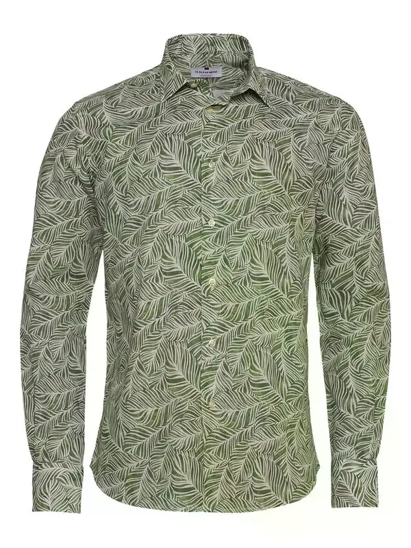 LOJA DAS MEIAS Leaf-print Shirt - Green