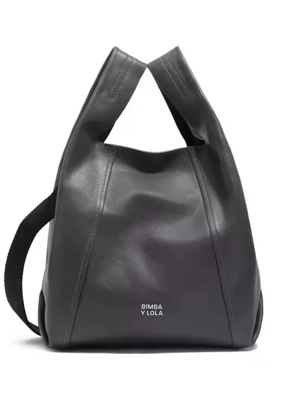 Bimba Y Lola Paper Leather Tote Bag