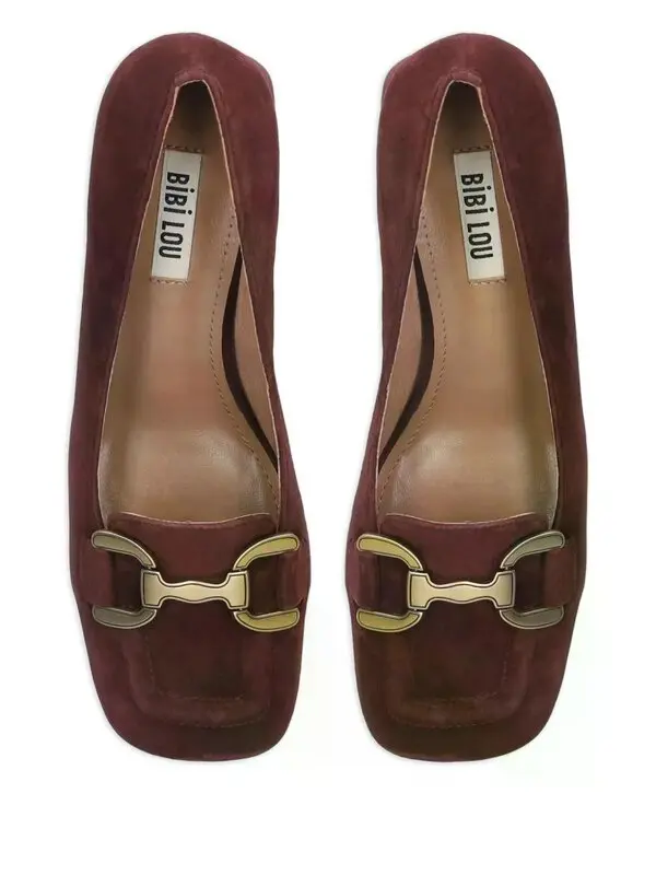 BIBI LOU Buckle Heeled Loafers