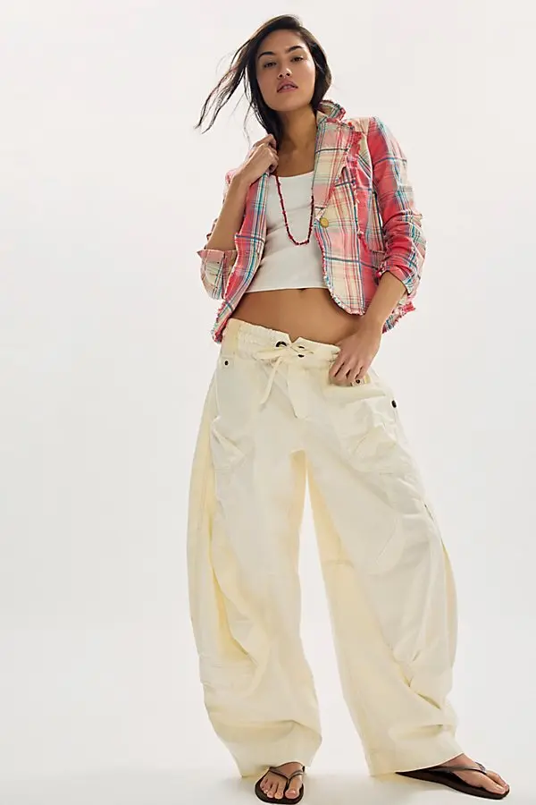 Free People We The Free Onset Pull-on Cargo Pants - Tofu
