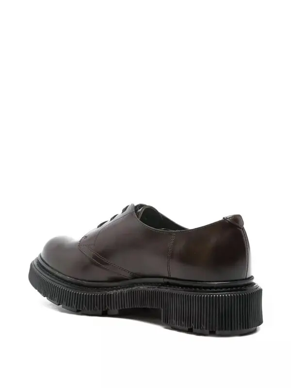 ADIEU PARIS Leather Derby Shoes - Brown