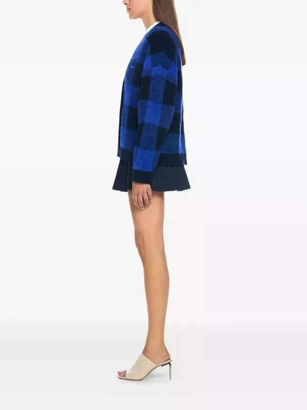 Off-White Pleated Zip Skirt