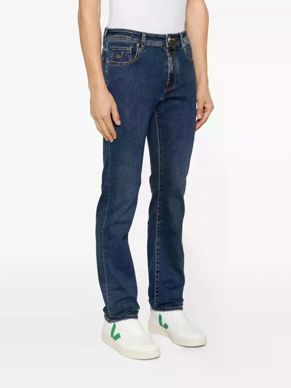 Jacob Cohen Five-pocket Stretch-cotton Jeans - Blue