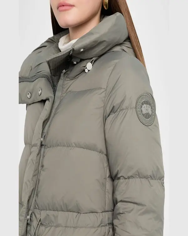 Canada Goose Hooded Down Puffer Jacket - Sagebrush